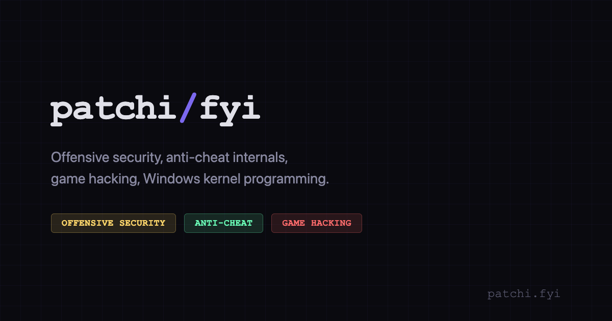 The Anatomy of an Anti-Cheat